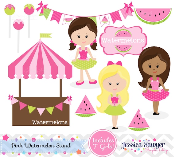 20FOR20, watermelon clipart, fruit clip art, for commercial use for ...