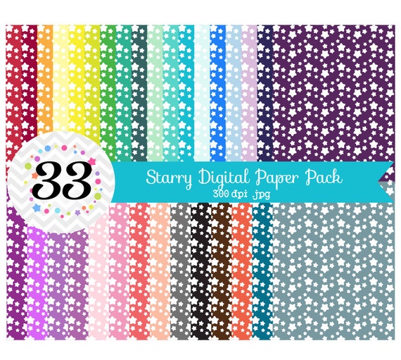 20FOR20, Star Digital Papers, Stars Background for personal and ...