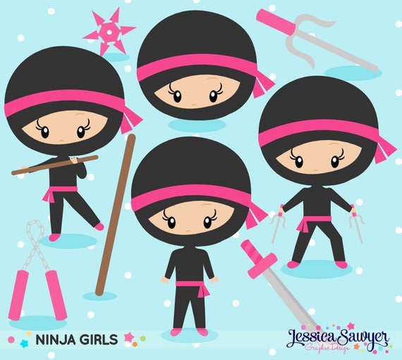 Ninja Girl Vector