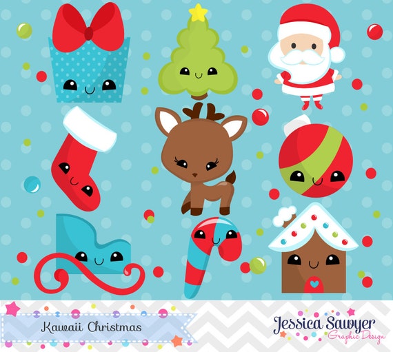 20FOR20, kawaii christmas clipart and vectors for personal and ...