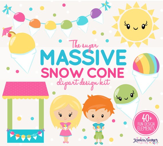 20FOR20 - snowcone clipart and snowball stand maker by Jessica Sawyer ...