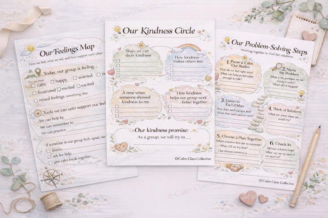 Calm Classroom SEL Bundle | Feelings, Kindness & Problem-solving ...