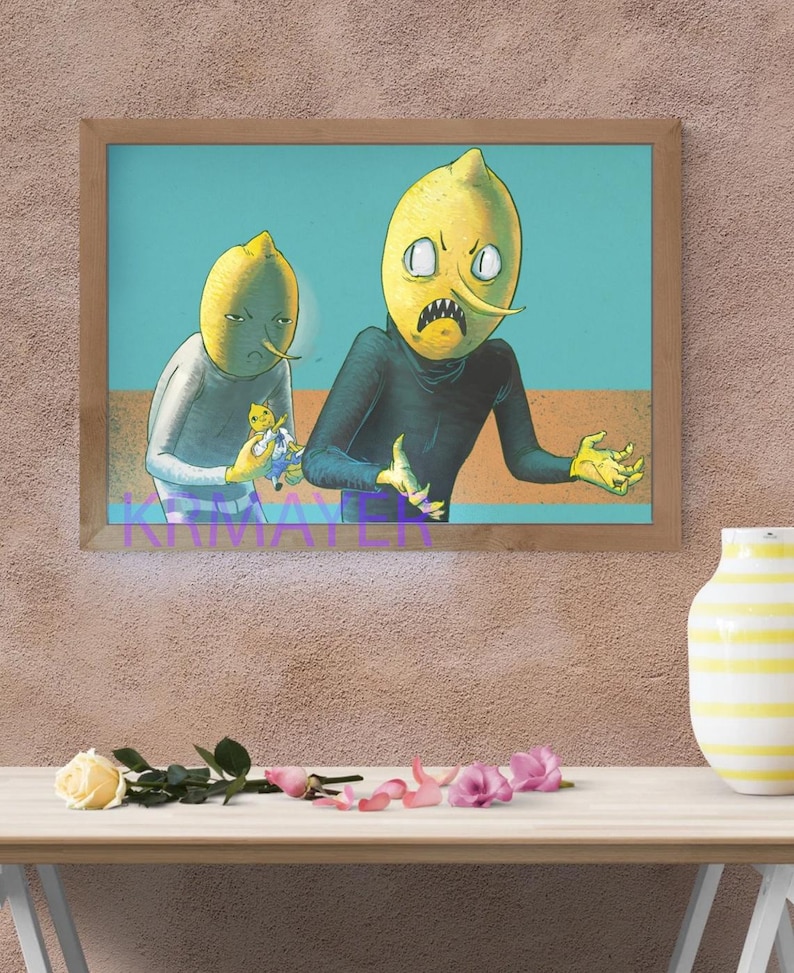 Adventure Time – Lemongrab | Fan Art Print, Unacceptable Cartoon Poster ...