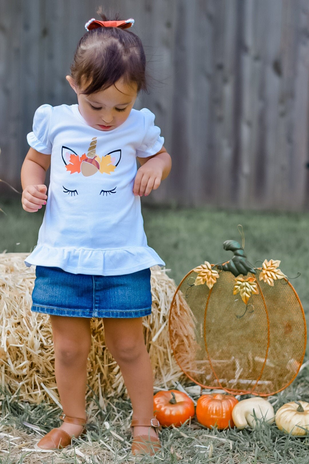 Girls Fall Shirt, Fall Unicorn Shirt for Girls, Back to School Shirt ...