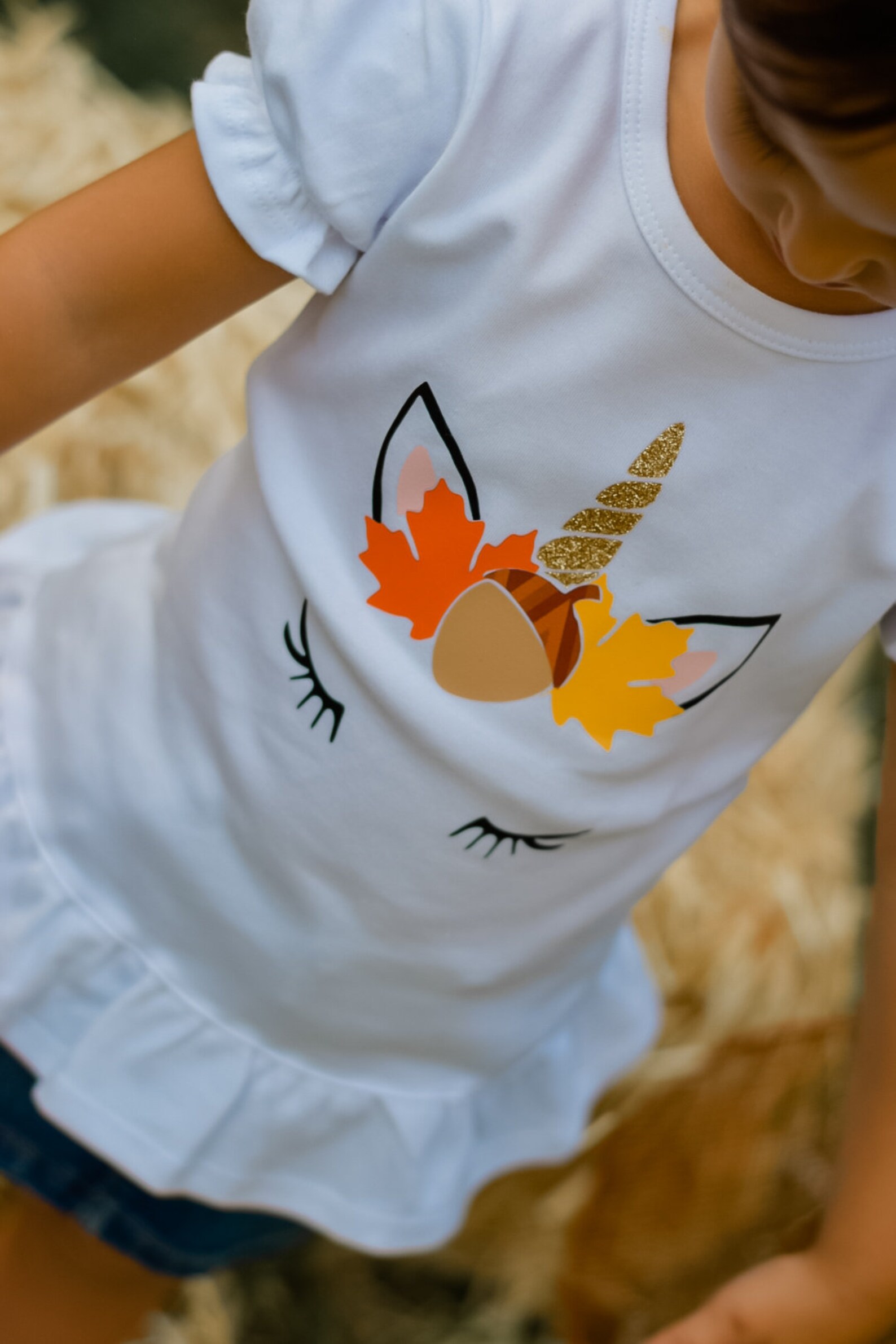 Girls Fall Shirt Fall Unicorn Shirt for Girls Back to School - Etsy