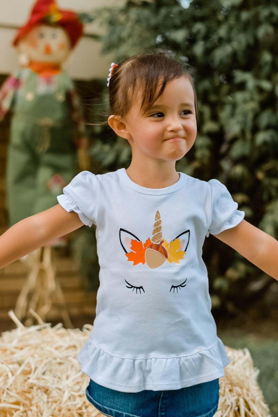 Girls Fall Shirt Fall Unicorn Shirt for Girls Back to School - Etsy