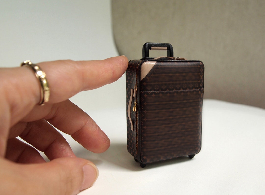 Dollhouse Miniature Handmade Travel Carrier Bag 1/12 - Etsy