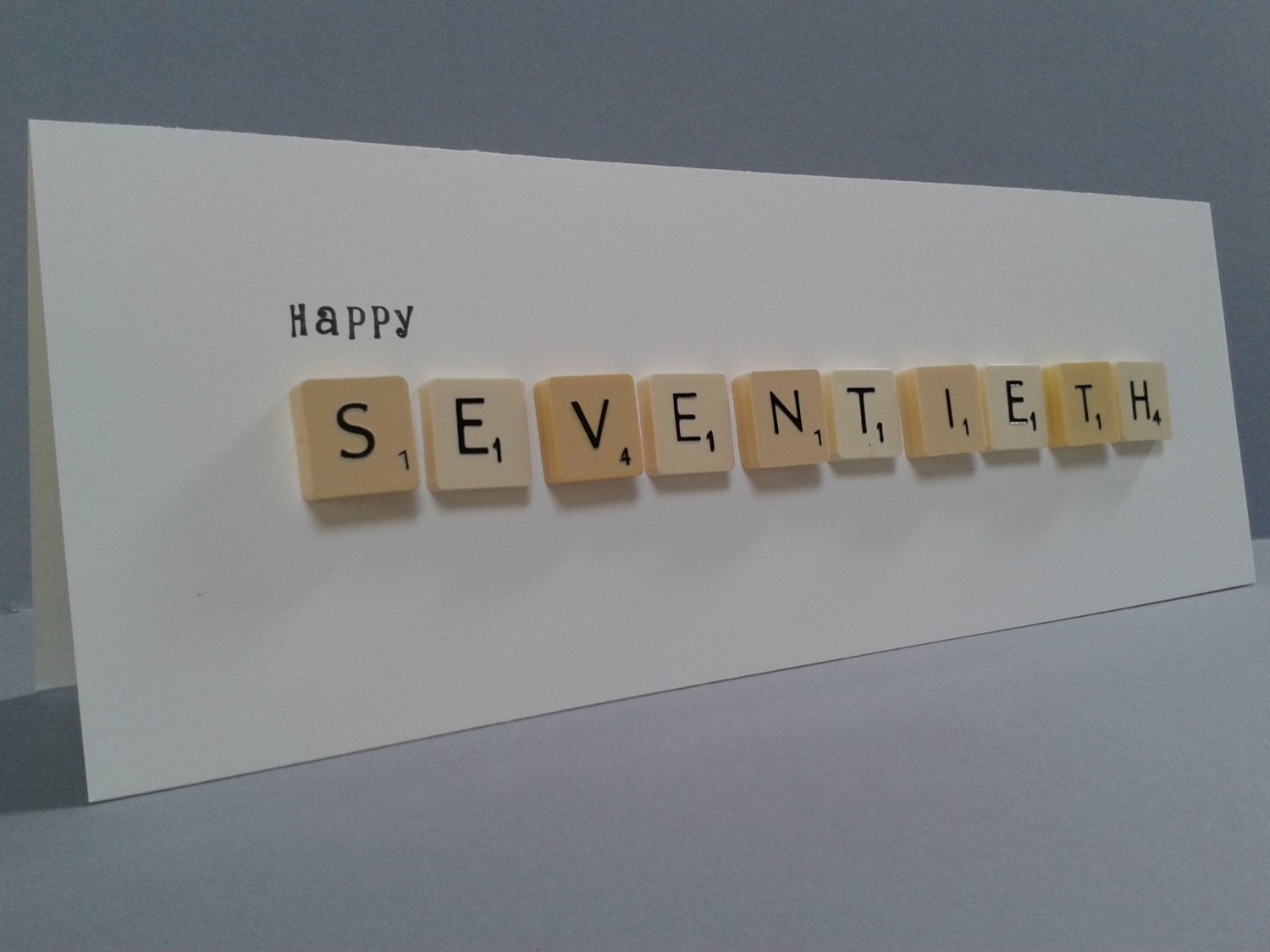 Happy AGE Birthday Letter Tile Card for - Etsy UK