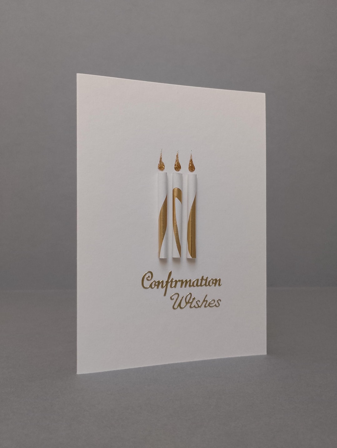 SALE! Confirmation Wishes Candle Card, Confirmation Card. - Etsy