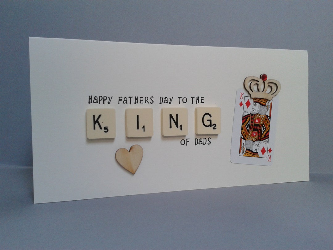 Happy Fathers Day to the KING of Dads Card. Fathers Day or Birthday ...