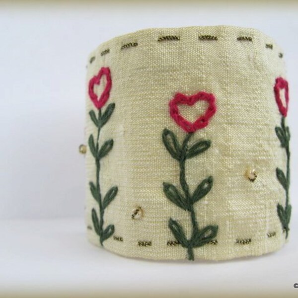 Textile Cuff - Etsy