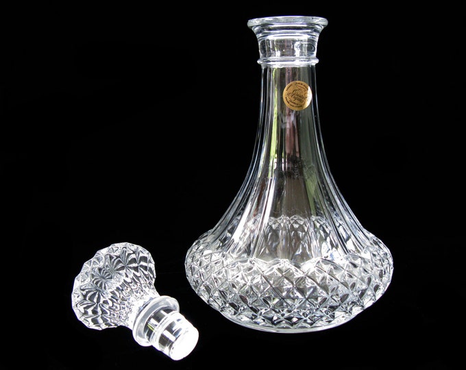 Vintage Cristal D'arques LONGCHAMP Pattern DECANTER / 24 Percent Lead ...