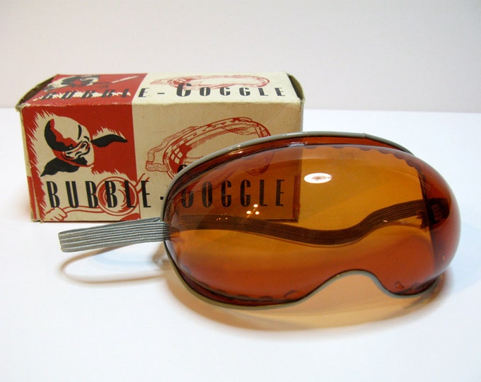 Vintage 1950s Amber Bubble Goggles by Paulson - Etsy