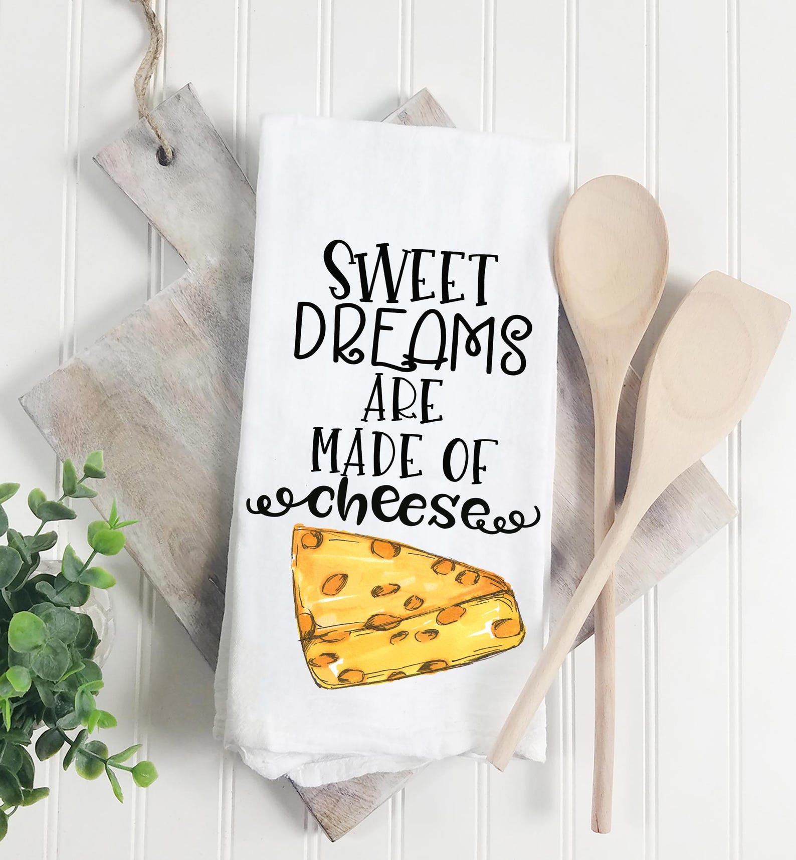 Cheese Tea Towel, Cheese Kitchen Towel, Cheese Flour Sack Towel, Cheese ...