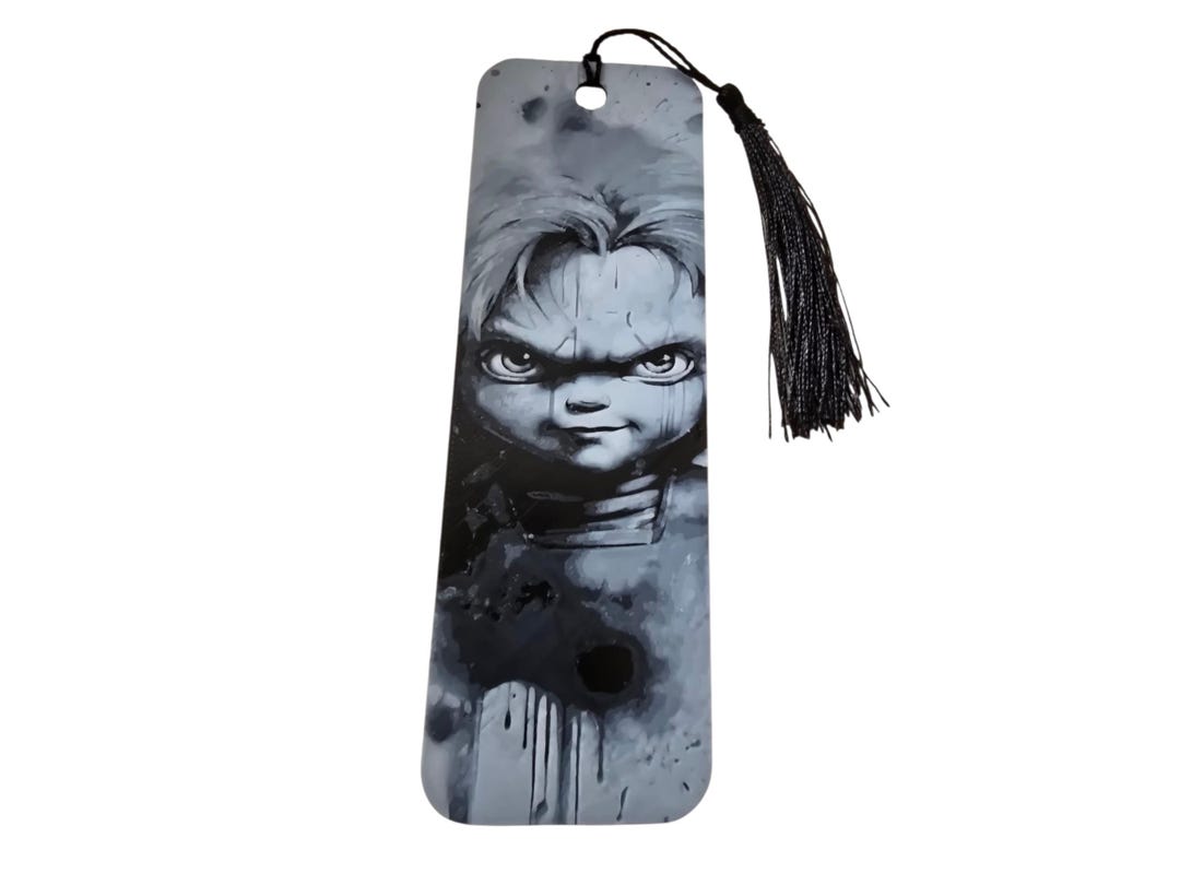 Chucky Horror Bookmark – 3D Printed With Tassel | Creepy Reads for ...