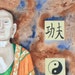 Lohan Buddhist Monk Statue Original Watercolour - Etsy