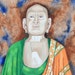 Lohan Buddhist Monk Statue Original Watercolour - Etsy