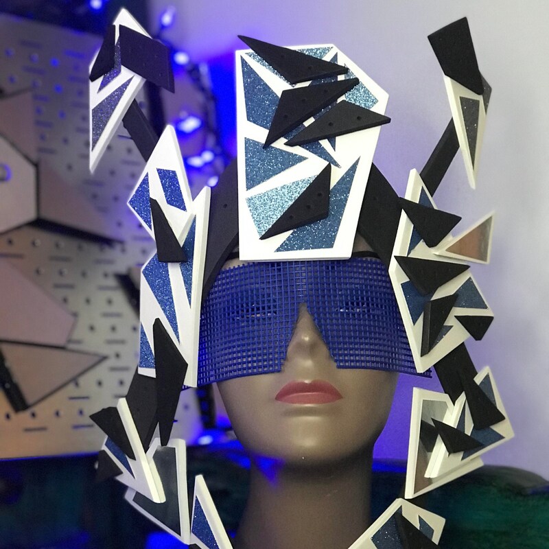 Futuristic Headdress - Etsy