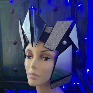 Beta Hii Black Headgear Scifi Futuristic Headdress Costume Headpiece ...