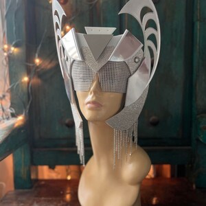 The Oracle Crown Headdress Futuristic Cyborg Headgear Halo Headpiece ...