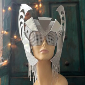 The Oracle Crown Headdress Futuristic Cyborg Headgear Halo Headpiece ...