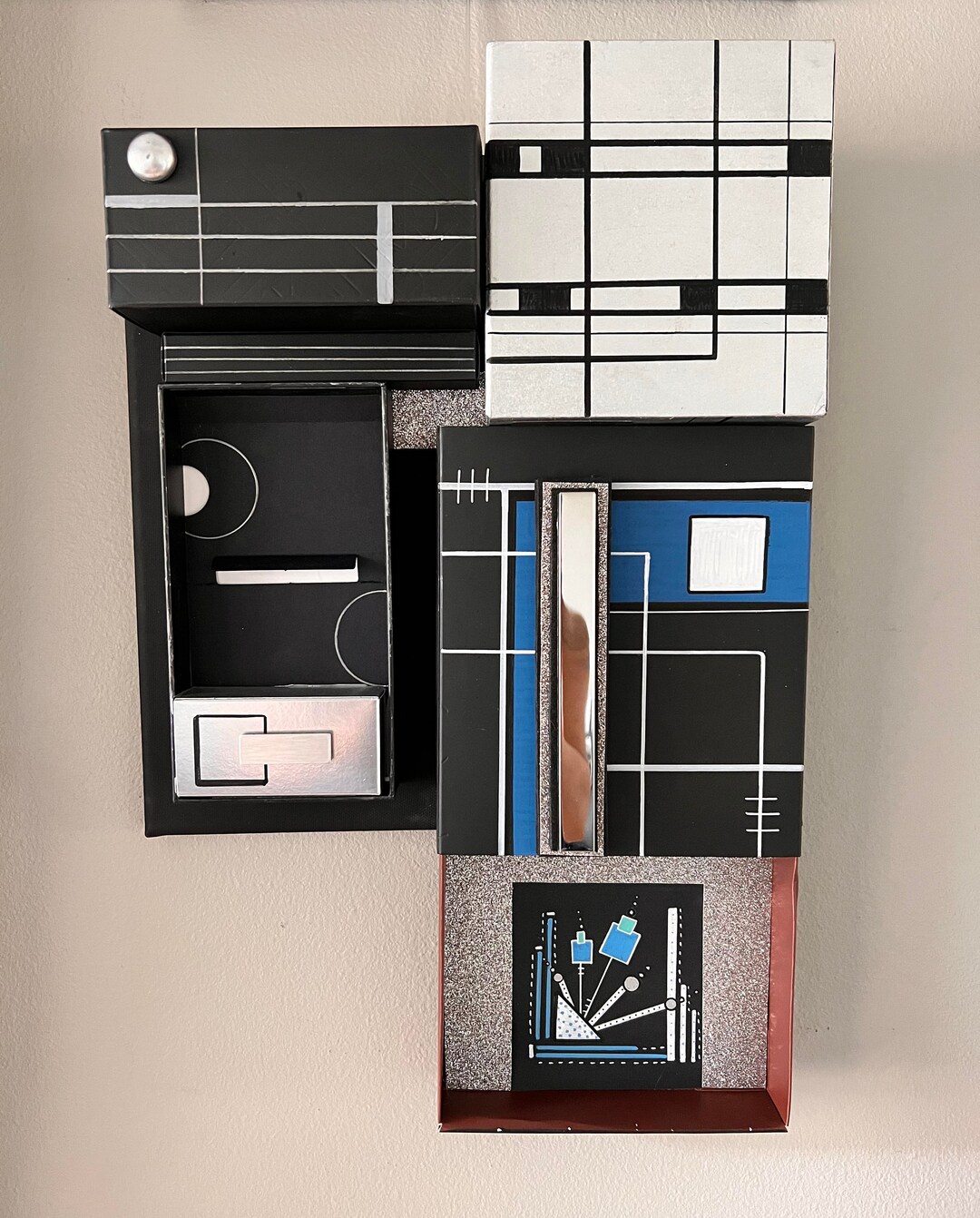 Vox 1 Compartmentalization Module Unit Wall Sculpture Sci-fi Futuristic ...