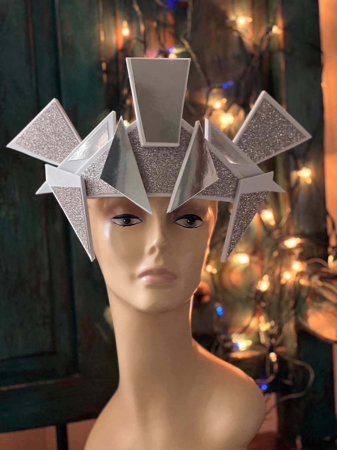 Celestial Fire Headgear Sci-fi Futuristic Headdress Costume Headpiece ...