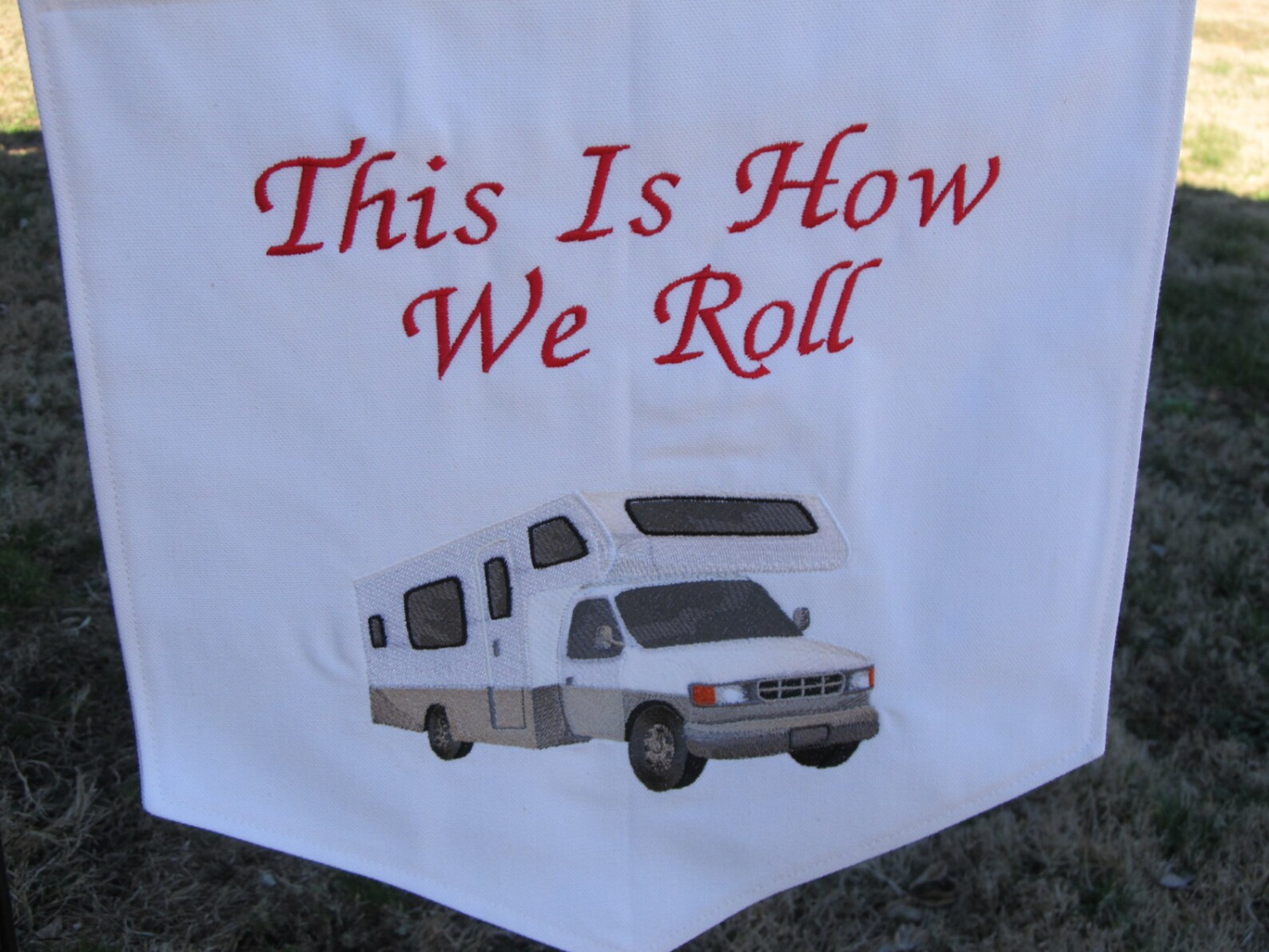 RV & Camping Flags featuring Personalization with Motorhome | Etsy