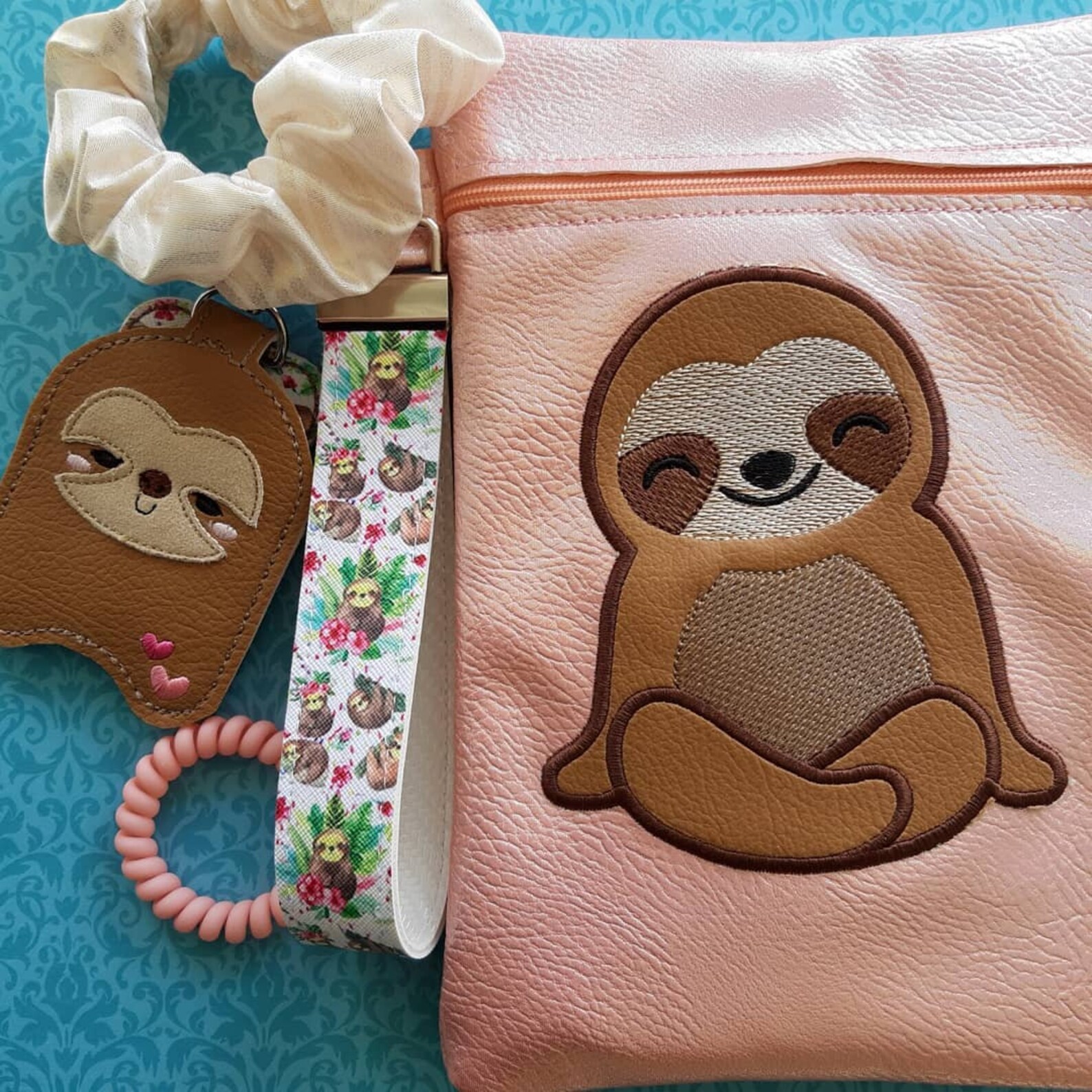 Sloth Zipper Bag Gift Set - Etsy