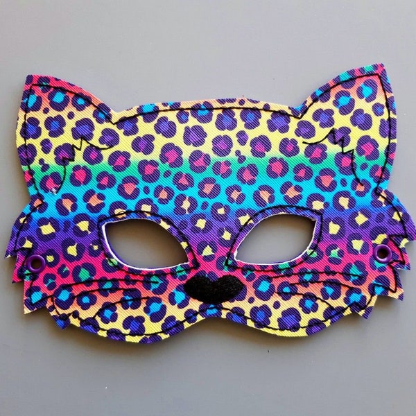 Rainbow Mask - Etsy