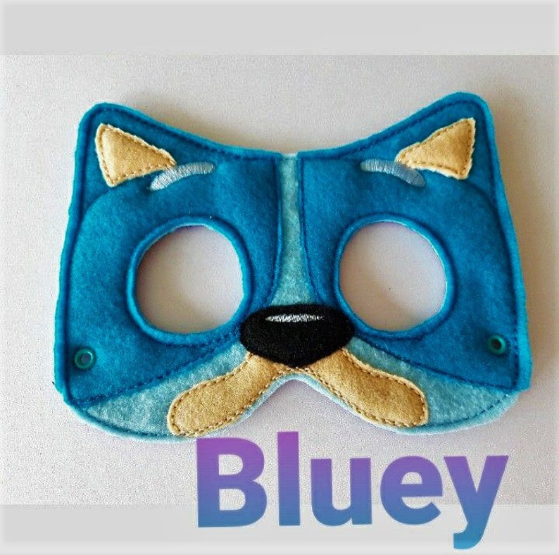 Child's Mask Blue Heeler Dog Family Your Choice of Dog - Etsy