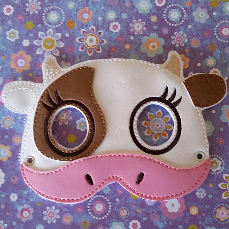 Child's Mask Cow - Etsy