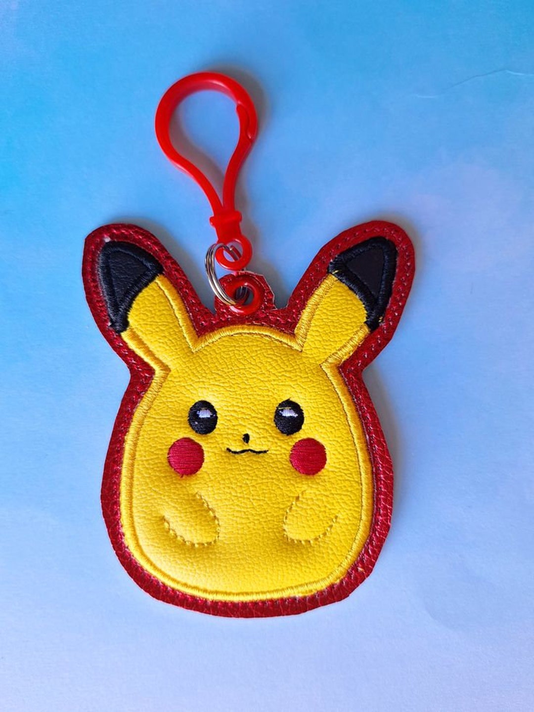 Embroidered Bag Tag - Squishy Pokey - Etsy