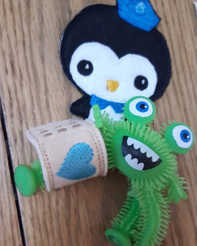 Sea Explorer Finger Puppets Barnacle Kwazi Shellington Tweak | Etsy