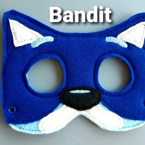 Child's Mask Blue Heeler Dog Family Your Choice of Dog - Etsy