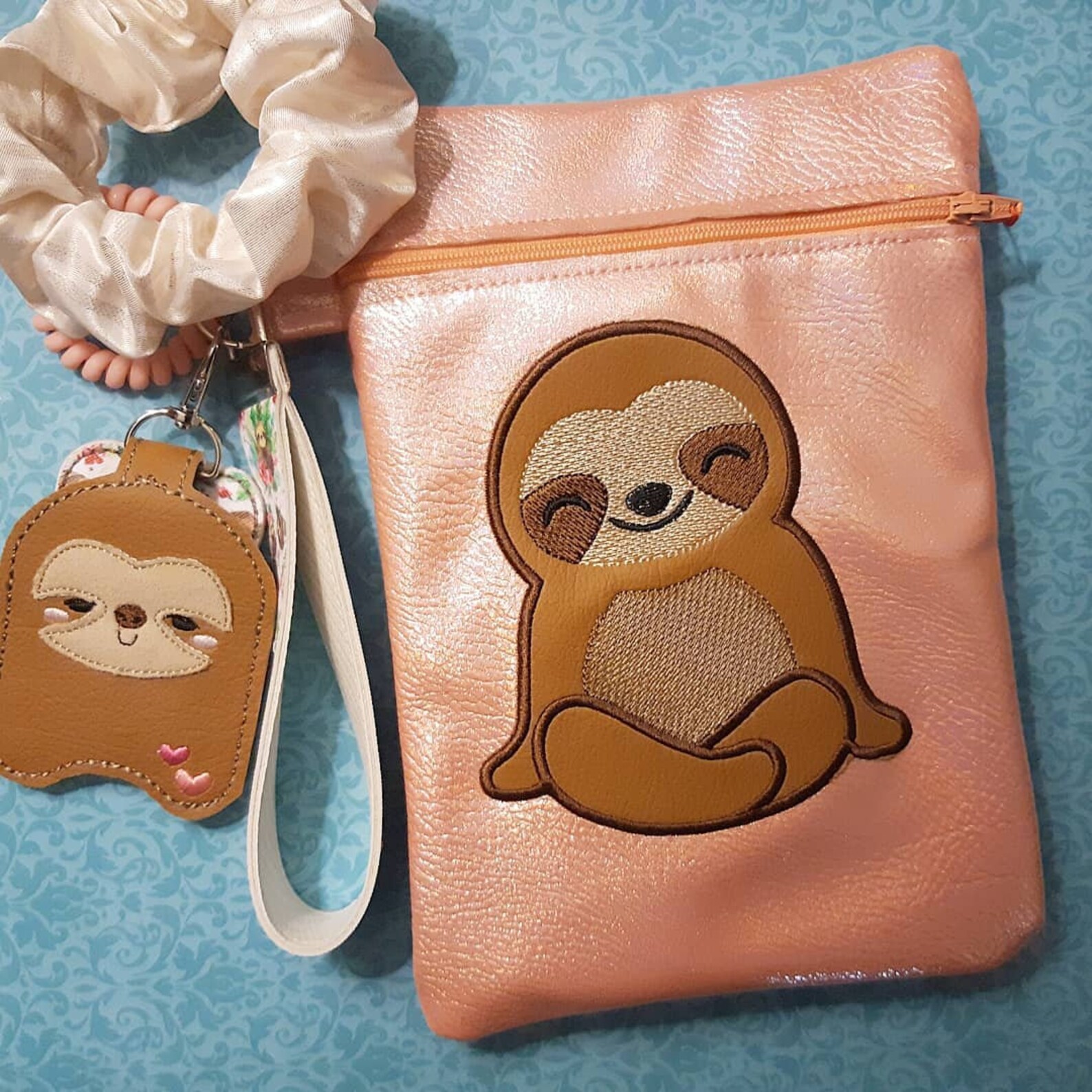 Sloth Zipper Bag Gift Set - Etsy