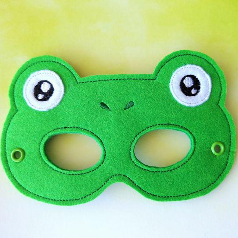 Frog Mask - Etsy