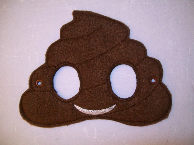 Child's Mask Rainbow Poo Poop Emoji - Etsy