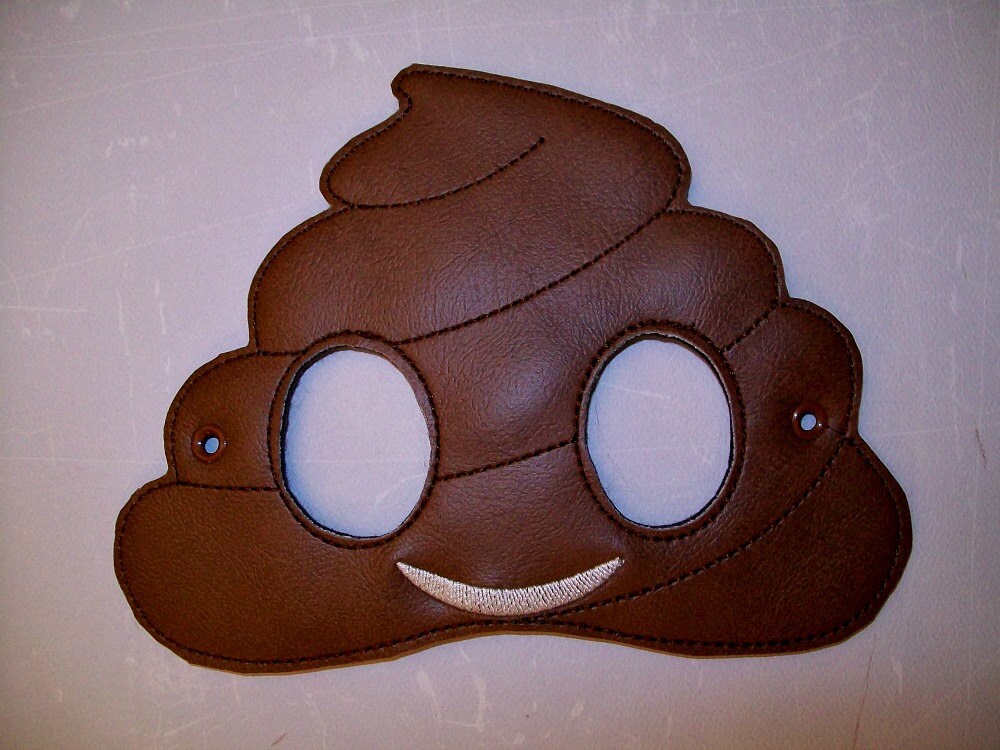 Child's Mask Rainbow Poo Poop Emoji - Etsy