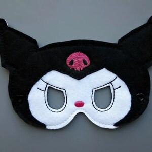 Child's Mask - Mischievous Girl Felt Mask - Choice of Color - Etsy