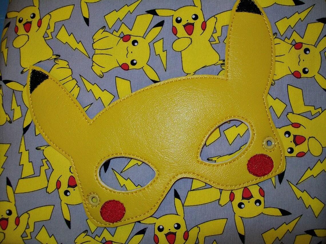 Child's Mask Pikachu | Etsy