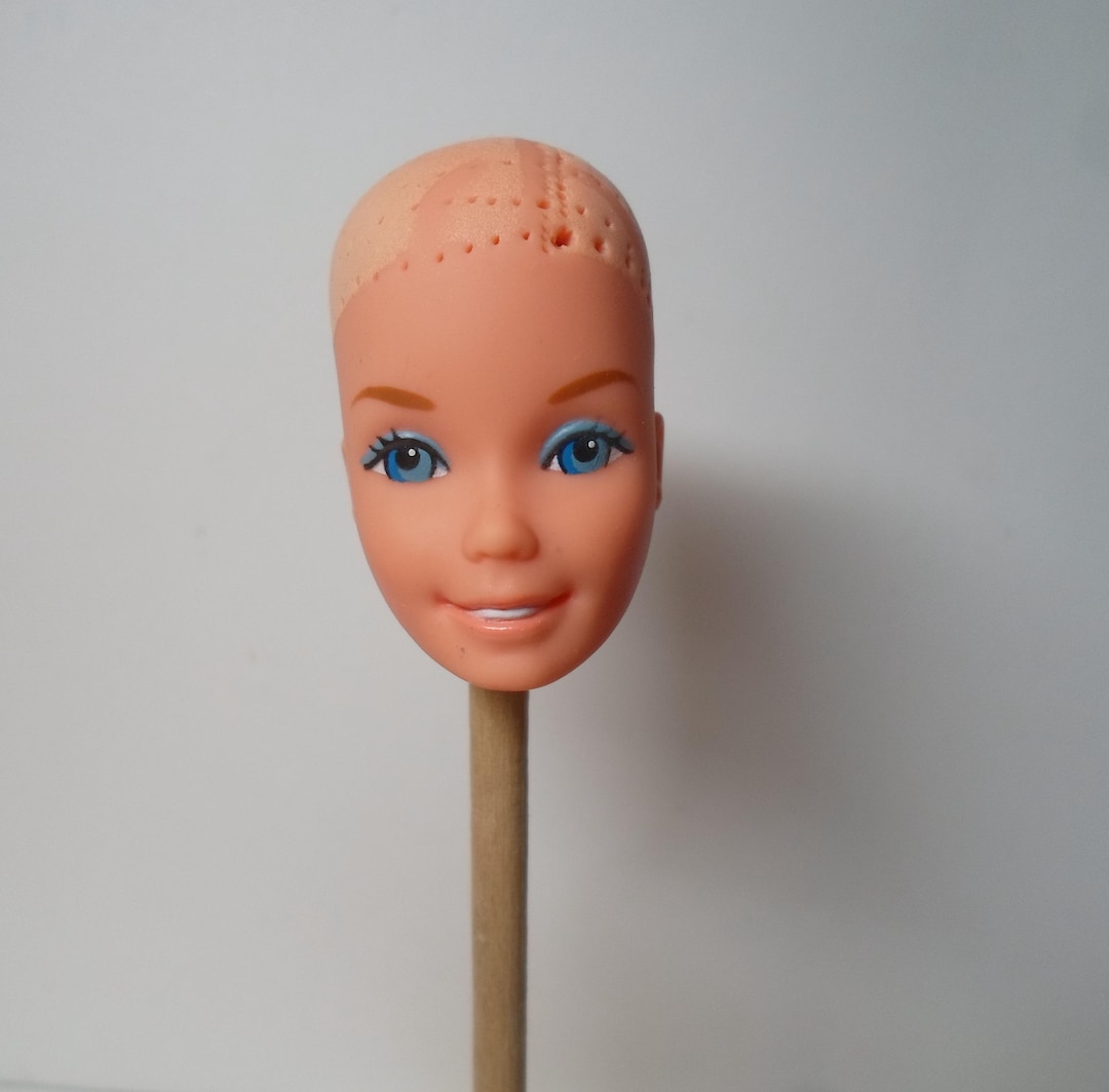 Vintage Barbie Bald Head , Barbie Superstar Head Marked Mattel 1976 ...