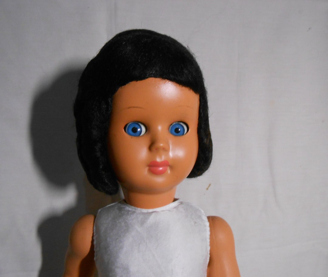 Vintage 1950 Italian Doll, Bakelite and Papier Mache Doll, Flirty ...