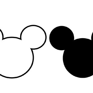Mouse Heads Instant Download Outline & Solid Digital Download - SVG ...