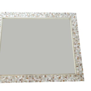 Large Wall Mirror, Mosaic Mirror, Neutral Home Decor - Etsy
