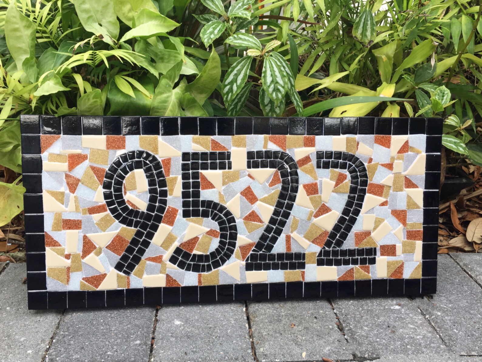House Numbers | Mosaic Address Sign | Southwest Decor | Custom Address ...