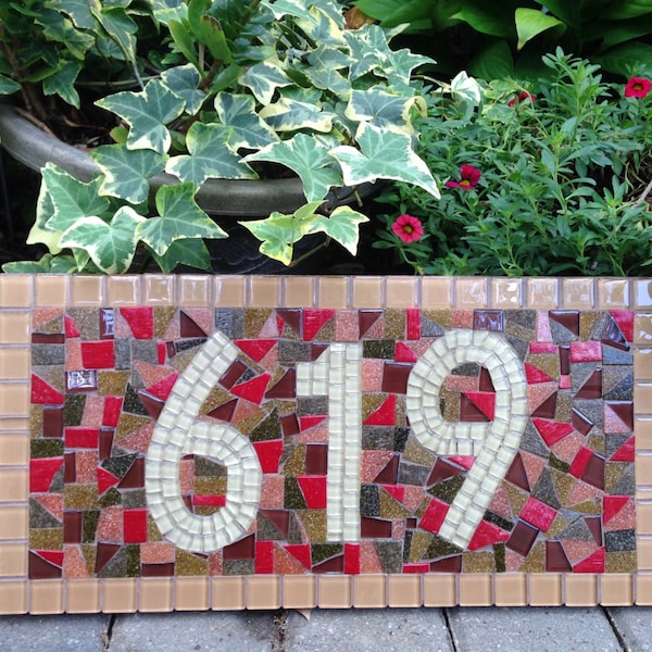 House Number Plaque - Etsy