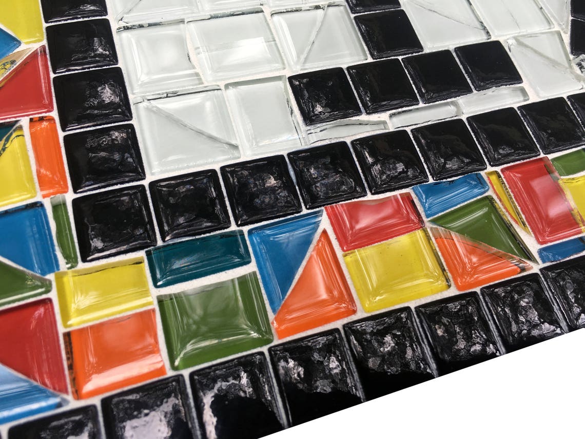 Colorful Mosaic Address Sign Whimsical House Numbers - Etsy