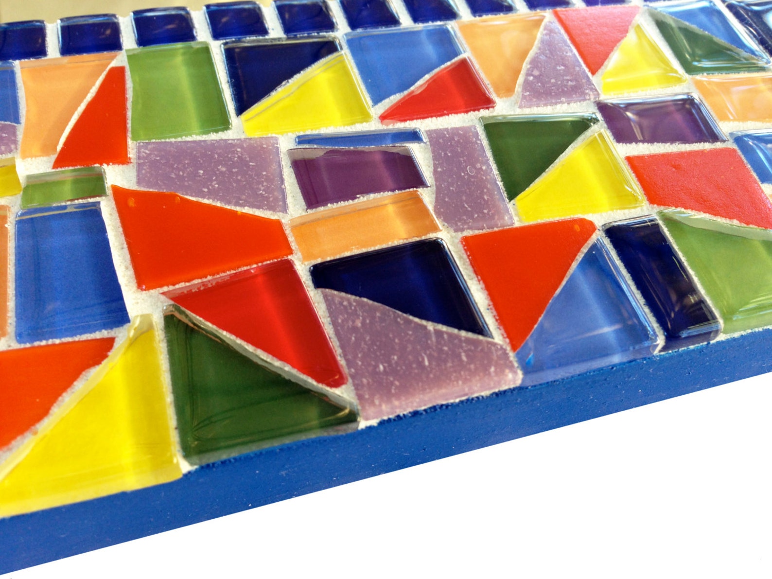 Colorful Mosaic Mirror, Rainbow Primary Colors - Etsy