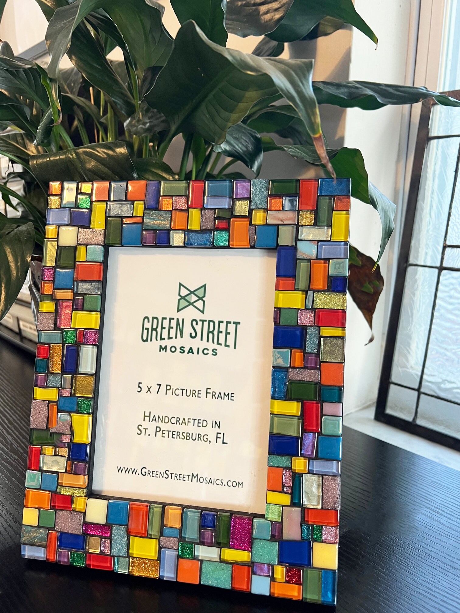 Multicolored Mosaic Picture Frame, Rainbow Frame 4 X 6 or 5 X 7 - Etsy